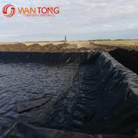 China 0.75mm Thickness 100% Virgin ASTM Anti-Seepage Waterproof Geomembrane for Pond Liner for sale