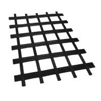 China High Tensile Strength 50Kn/m Warp Knitting Fiberglass Geogrid for Road Construction for sale