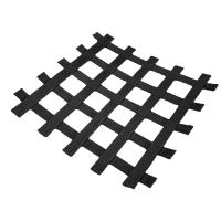 China High Tensile Strength 50Kn/m Warp Knitting Fiberglass Geogrid for Road Construction for sale