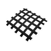 China High Tensile Strength 50Kn/m Warp Knitting Fiberglass Geogrid for Road Construction for sale