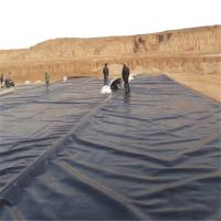 China 100% Virgin HDPE LLDPE Fish Pond Waterproof Geomembrane HDPE Rolls for Shrimp Farming for sale