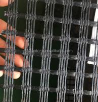 China Chinese Design Style ISO Standard 50kn Glass Fiberglass Geogrid for Road Construction for sale