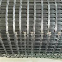 China Chinese Design Style ISO Standard 50kn Glass Fiberglass Geogrid for Road Construction for sale
