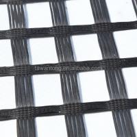 China Chinese Design Style ISO Standard 50kn Glass Fiberglass Geogrid for Road Construction for sale
