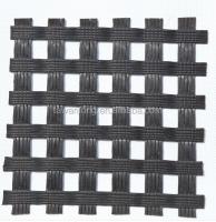 China Chinese Design Style ISO Standard 50kn Glass Fiberglass Geogrid for Road Construction for sale