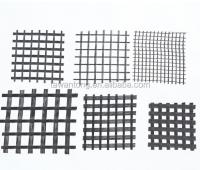 China Chinese Design Style ISO Standard 50kn Glass Fiberglass Geogrid for Road Construction for sale