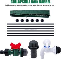 China 66 Gallon Collapsible Tank for Portable Rain Barrel Water Collection and Storage for sale