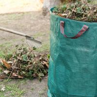 China Collapsible Garden Waste Bags Heavy Duty Waste Lawn Pool Yard Leaf Bag Season Winter for sale