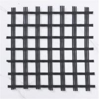 China 5m Width Fiberglass Geogrid Warp Knitting for Asphalt Overlay Reinforcement CE/ISO9001 for sale