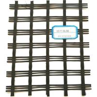 China 5m Width Fiberglass Geogrid Warp Knitting for Asphalt Overlay Reinforcement CE/ISO9001 for sale