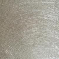 China Intermediate Hardness Silver Fiberglass Chopped Strand Mat for Glass Fiber Reinforced Plastic for sale