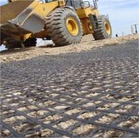 China Black High Strength Geogrids for Uniaxial and Biaxial Retaining Wall Construction for sale