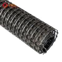 China Black High Strength Geogrids for Uniaxial and Biaxial Retaining Wall Construction for sale