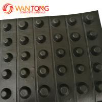 China Construction Blue HDPE Board 10mm Drainage Cell with CE/ISO9001/ISO14001 Certifications for sale