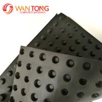 China Construction Blue HDPE Board 10mm Drainage Cell with CE/ISO9001/ISO14001 Certifications for sale