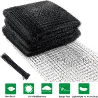 China 8-100GSM Black PP Plastic Stretch Anti-Bird Netting for Chicken Farm Fence and Deer Nets for sale