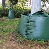 China Green 2 Packs 15 Gallon Slow Release Self Drip Irrigation Tree Watering Bag CE/ISO Approved for sale