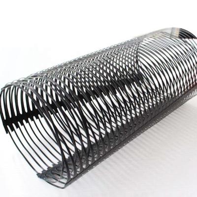 China 50m Length HDPE/PP Uniaxial Plastic Geogrid for Strengthening Retaining Structures for sale