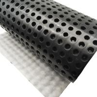 China 8mm Height HDPE PP Nonwoven Composite Dimple Drainage Sheet/Drainage Board for sale