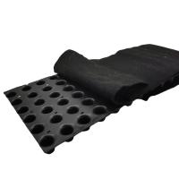 China 8mm HDPE PP Virgin Recycle Drainage Board for Building Underground Parking Structure for sale