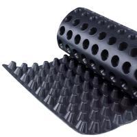 China Superior Roof Protection HDPE Dimple Drainage Board with Geotextile in 8mm-60mm Height for sale
