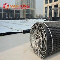 China Superior Roof Protection HDPE Dimple Drainage Board with Geotextile in 8mm-60mm Height for sale