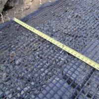 China 50kn Biaxial Fiberglass Composite Geogrids for Global Sale in Asphalt Reinforcement for sale