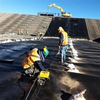 China Chinese Design Style HDPE Geomembrane for Aquaculture Fish Farm Dam Landfill Pond Liner for sale