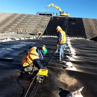 China Chinese Design Style HDPE Geomembrane for Aquaculture Fish Farm Dam Landfill Pond Liner for sale