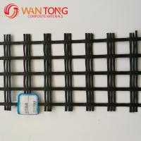 China Yellow 50kn/80kn/100kn Biaxial Fiberglass Geogrid for Roadbeds and Slope Protection Global for sale
