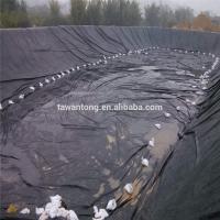 China 2mm Thick Black HDPE Plastic Geomembrane for Fish Farming Dam Water Tank Pond Liner Sale for sale