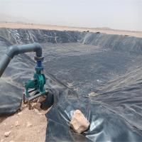 China Black HDPE Geomembrane Liner 1mm for Agricultural Pond Waterproof 0.5mm 0.75mm 1.5mm for sale