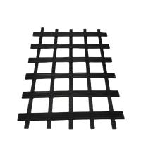 China 80kn 120kn Tensile Yield Biaxial/Uniaxial Polyester Pet Geogrid for Road Construction for sale