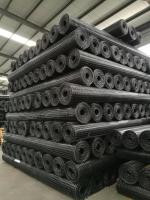 China High Tensile Strength Black Biaxial Geogrid for Soil Stabilization 30-30kn PP Material for sale