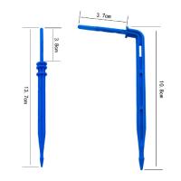 China Greenhouse Drip Irrigation System Easy Installation Four Branches Long Arrow Dripper for sale