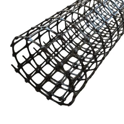 China PP 3030KN Biaxial Geogrid for Road Construction Slope Protection 12.7*12.7mm Mesh Size for sale