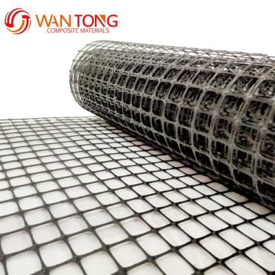 China Chinese Design Style 50-50kn/M PP Biaxial Plastic Geogrid for Railways and Airports Reinforcement for sale