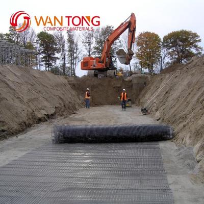 China Plastic PP Bidirectional Biaxial Geogrid 20kn 30kn 40kn for Roadway Base Reinforcement for sale