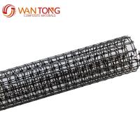 China Black PP Biaxial Geogrid for 40-40kn Tensile Strength in General Sea Reclamation Project for sale