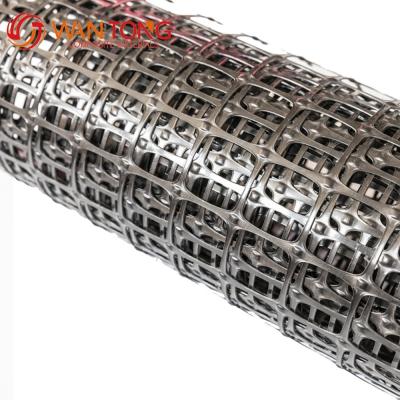 China Tensile Strength 40/40kn Polypropylene Plastic Geogrid Biaxial PP Geogrid for Onsite Inspection for sale