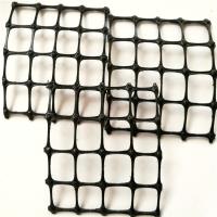China Tensile Strength 40/40kn Polypropylene Plastic Geogrid Biaxial PP Geogrid for Onsite Inspection for sale