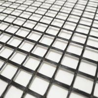 China Roadbed Solidification Biaxial Polyester 80-80 PET Geogrid for Roadbed Stabilization for sale