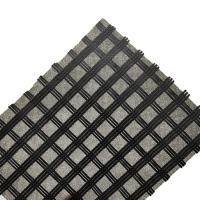 China Durable White Warp-Knitting Geogrid Nonwoven for Reinforced Concrete Road Surfaces for sale