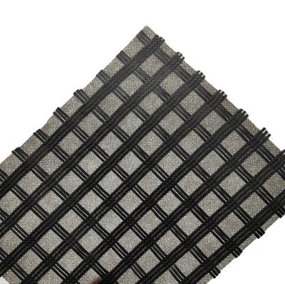 China Durable White Warp-Knitting Geogrid Nonwoven for Reinforced Concrete Road Surfaces for sale