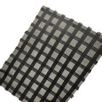 China Durable White Warp-Knitting Geogrid Nonwoven for Reinforced Concrete Road Surfaces for sale