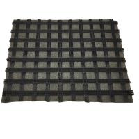 China Durable White Warp-Knitting Geogrid Nonwoven for Reinforced Concrete Road Surfaces for sale