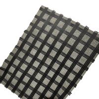 China Durable White Warp-Knitting Geogrid Nonwoven for Reinforced Concrete Road Surfaces for sale
