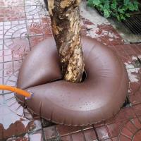 China 0.43mm PVC Tree Watering Bag Ring 15 Gallon Slow Release Irrigation Durable Tarpaulin for sale