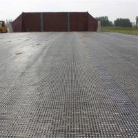 China Roadbed Reinforcement 60kn Fiberglass Biaxial Geogrid with ISO Standard Certification for sale