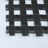 China ISO Standard Geocomposite Fiberglass Geogrid for Asphalt Layer Reinforcement 50/50kn for sale